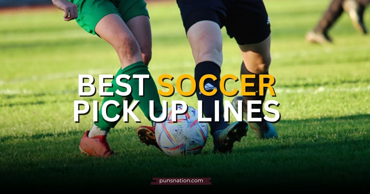 85+ Playful Soccer Pick Up Lines for Your Crush - punsnation.com